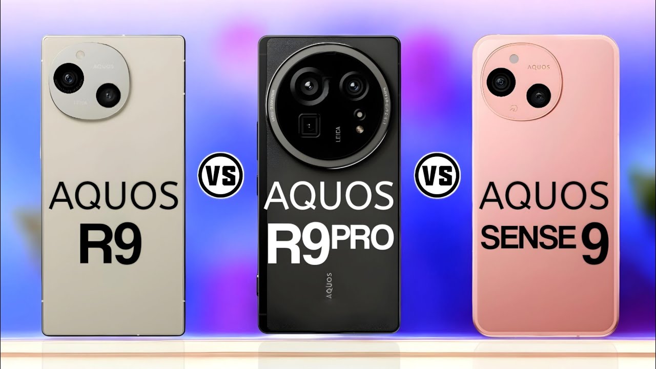 Sharp Aquos R9 Vs Sharp Aquos R9 Pro Vs Sharp Aquos Sense 9 #Trakontech ...