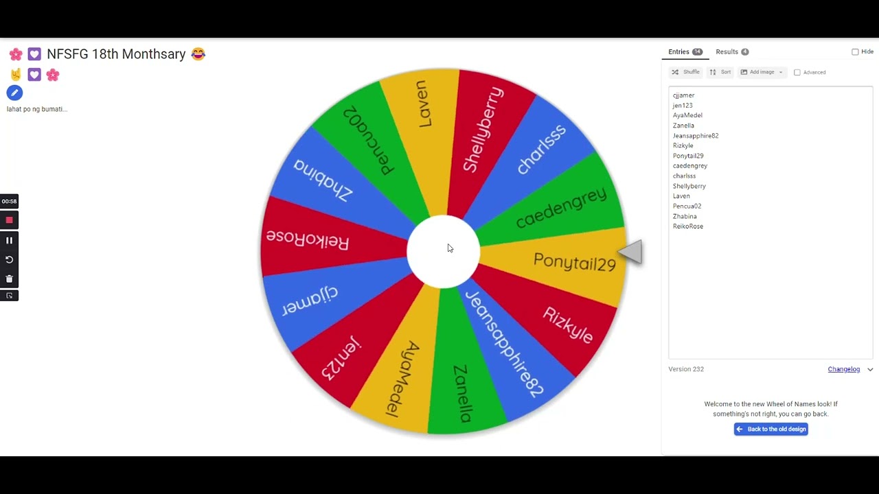 NFSFG 18th Monthsary Random Name Wheel LAST 5 YouTube nfsfg-18th-monthsary-random-name-wheel-last-5-youtube