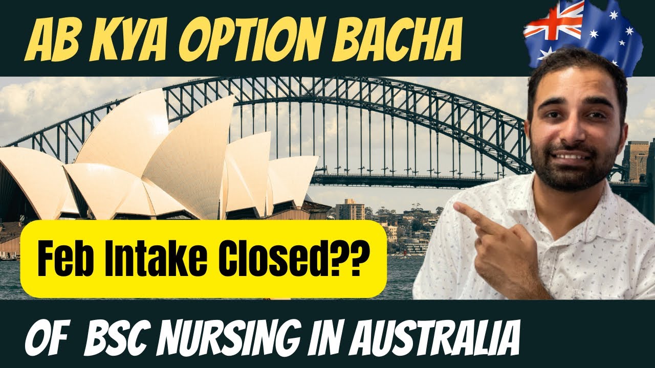 JULY 2024 INTAKE BSC NURSING IN AUSTRALIA - YouTube