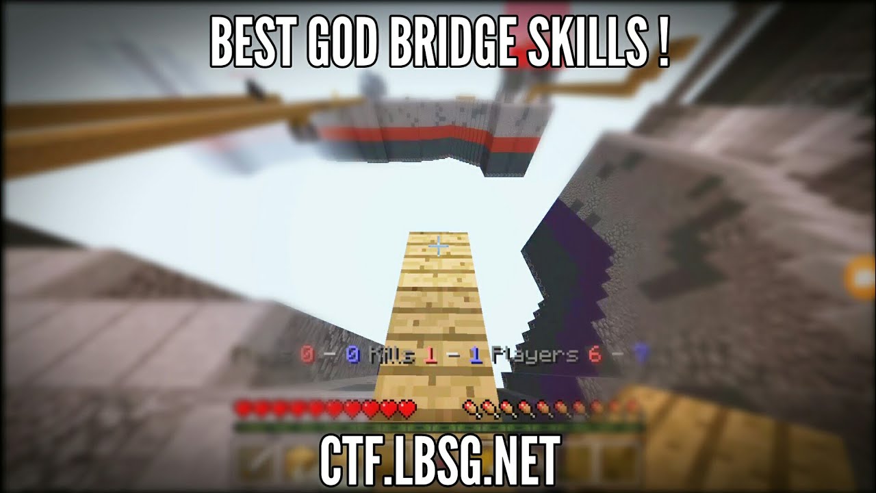 Best god bridge(jump bridge) skills MINECRAFT BEDROCK EDITION - YouTube