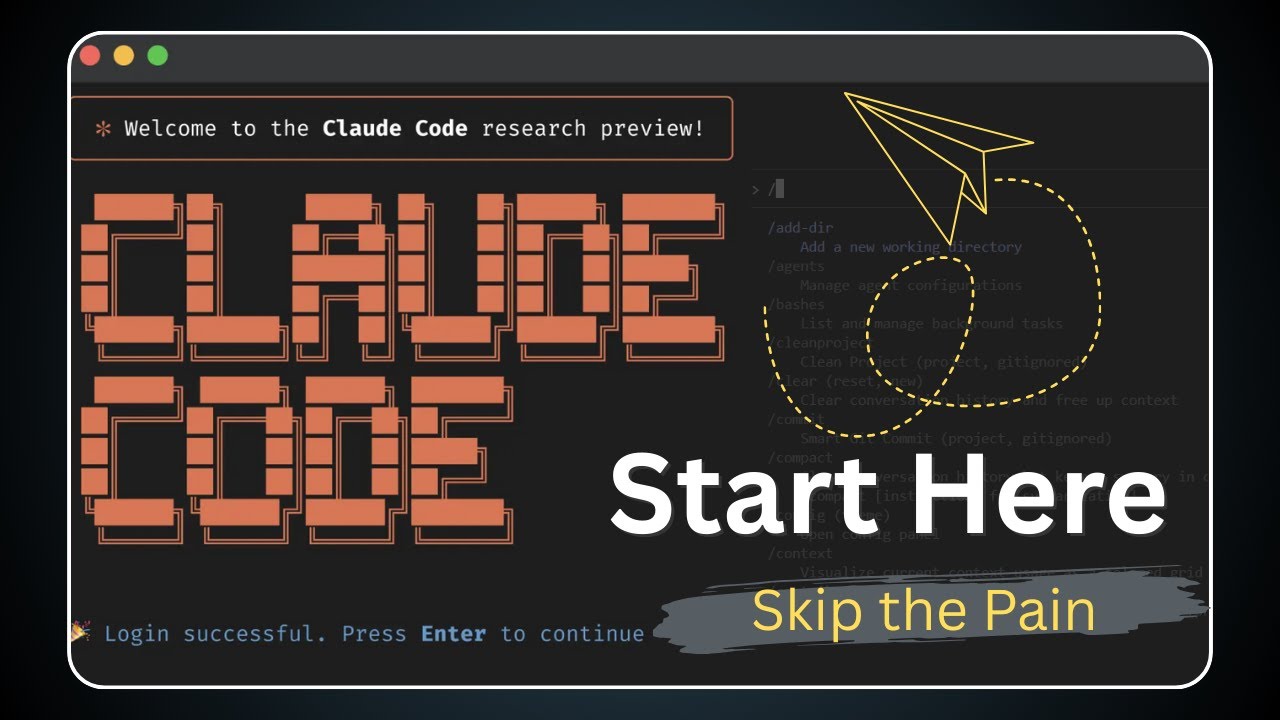 Claude Code Setup in 5 Minutes—Clean, Fast, and Beginner-Friendly - YouTube