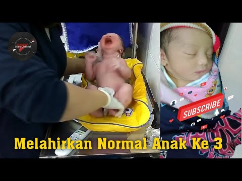 Detik Detik Melahirkan Anak Ke 3 Berat 3.5 Kg Normal Tanpa Jahitan