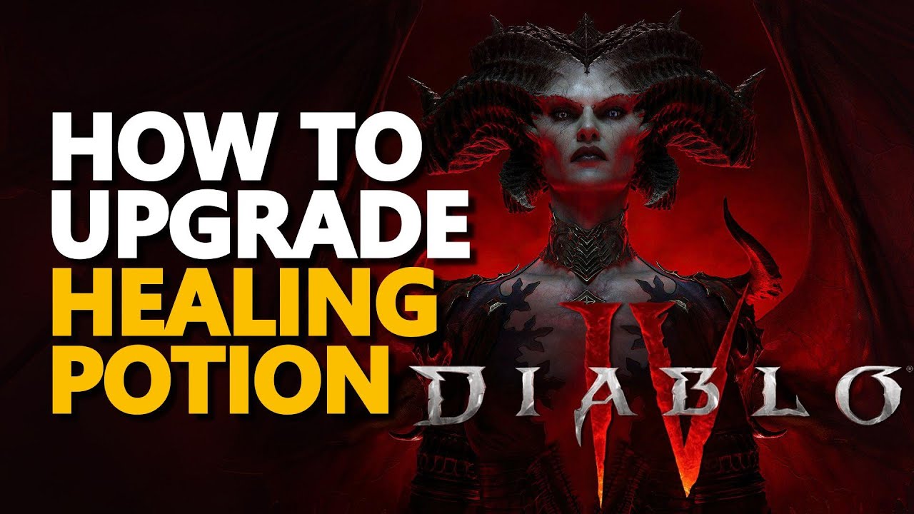 How to upgrade healing potion Diablo 4 - YouTube