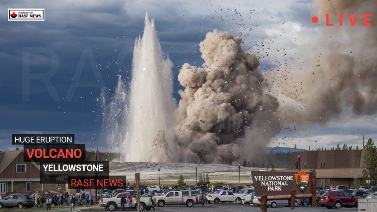 Horrible Today: Live Footage of Big Eruption Giant Geyser Hits Visitors ...
