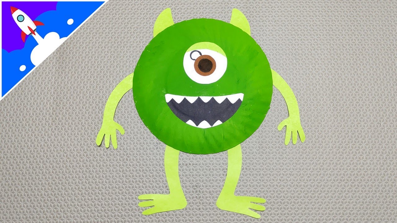 Como fazer um monstrinho de papel - YouTube