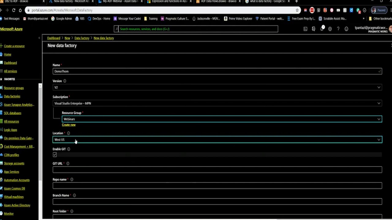 Moving Data From an On Premises SQL Server using ADF - YouTube