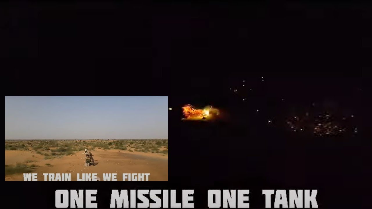 One Missile One Tank : Watch Golden Arrow Tank Busters of Indian Army ...