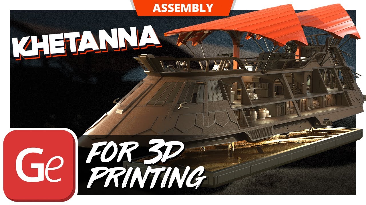 Khetanna STL files for 3D printing | Assembly by Gambody - YouTube
