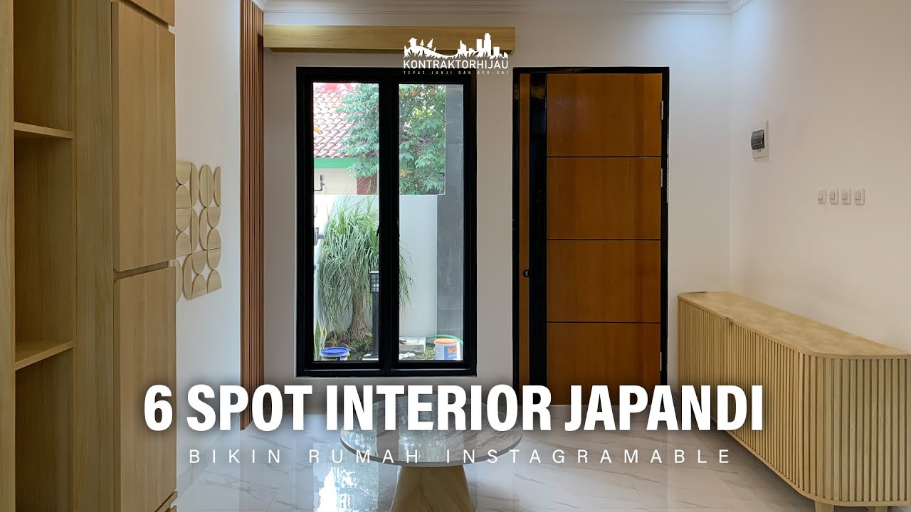 6 Spot Interior Japandi, Bikin Rumah Instagramable - YouTube