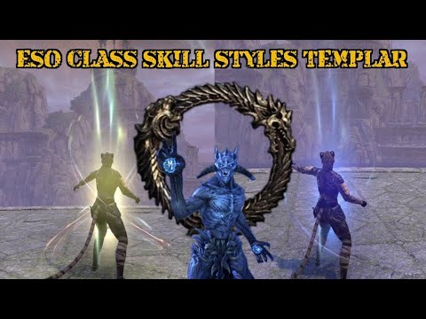 ESO class skill styles Templar - YouTube