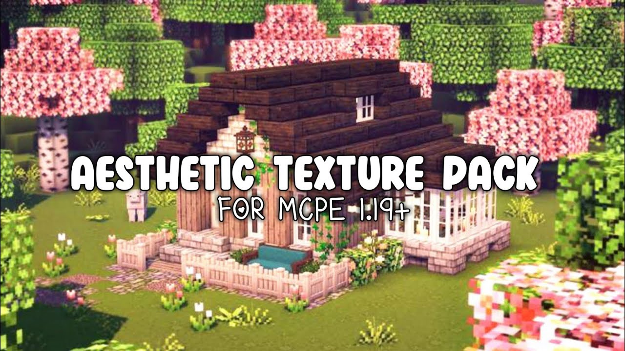 Aesthetic Texture Pack For MCPE 1.19 | Anthem Texture Pack - YouTube
