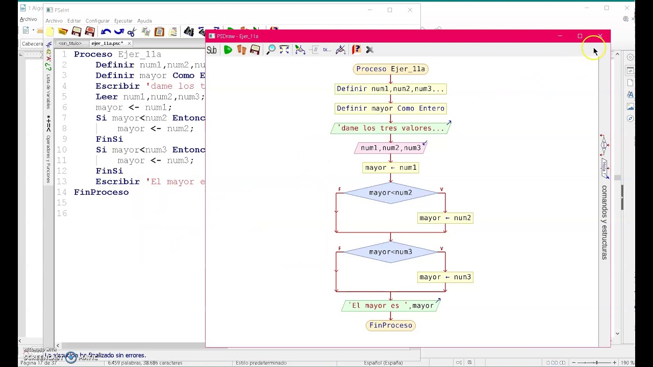 Ejercicio 11a. Si-entonces, If-then-else. - YouTube