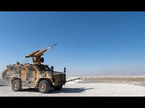 The BURÇ Air Defense: SUNGUR Missile Destroys Moving Drone