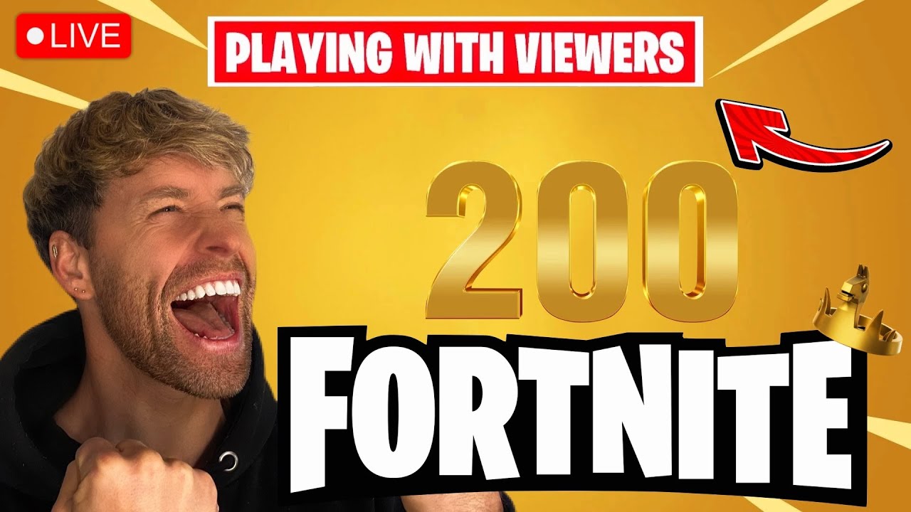 RACE FOR 200 CROWNS! FORTNITE - LIVE - YouTube