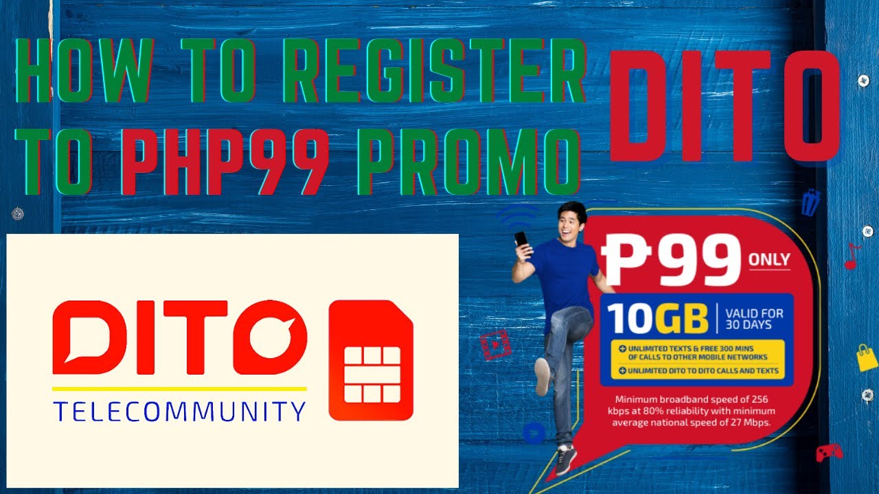 HOW TO REGISTER DITO99 PROMO FOR 1 MONTH - YouTube
