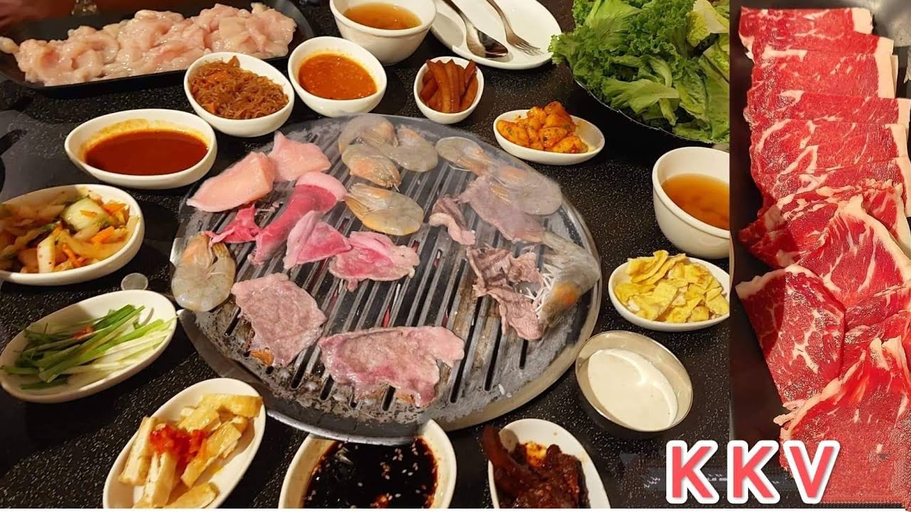 Woo Samgyup Korean barbecue/ Samgyupsal salamania Riyadh - YouTube