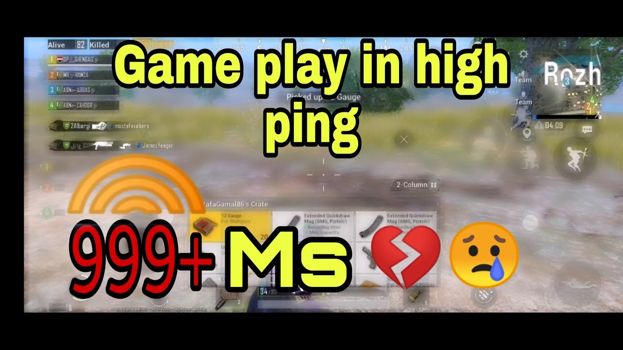 game play in high ping - YouTube