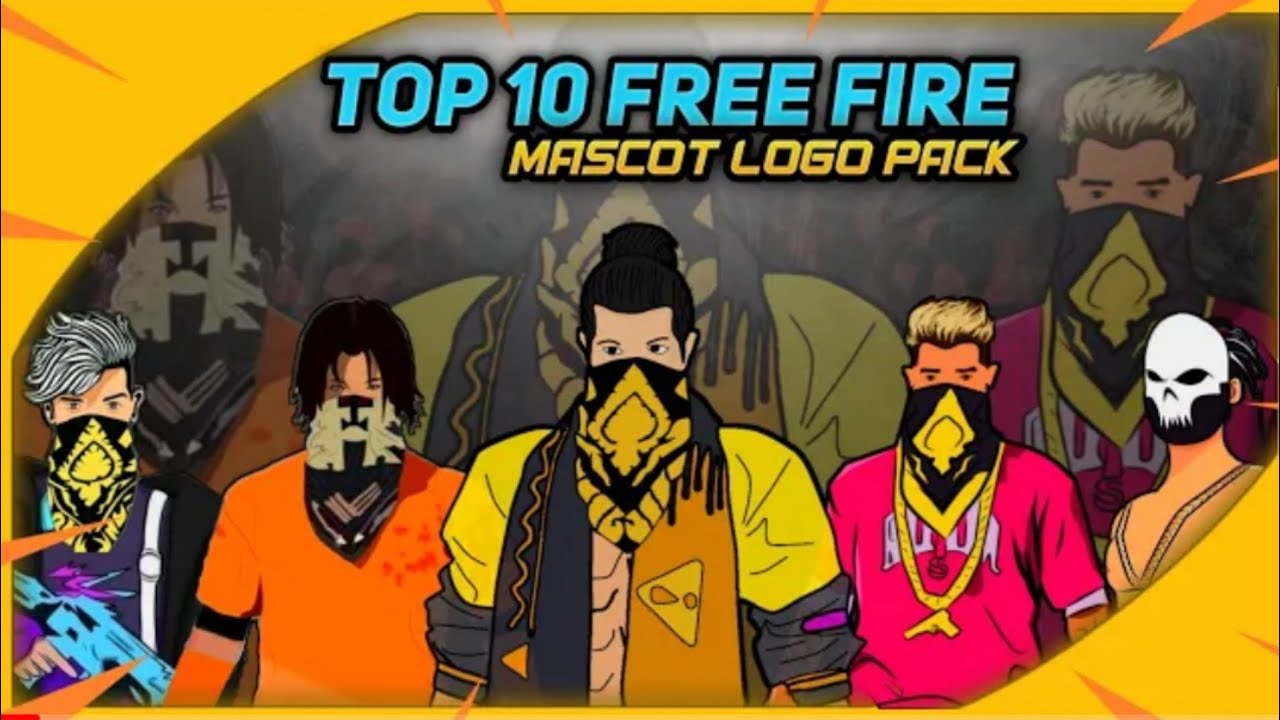 TOP 10 FREE FIRE MASCOT LOGO PACK ||SAKORA.YT - YouTube