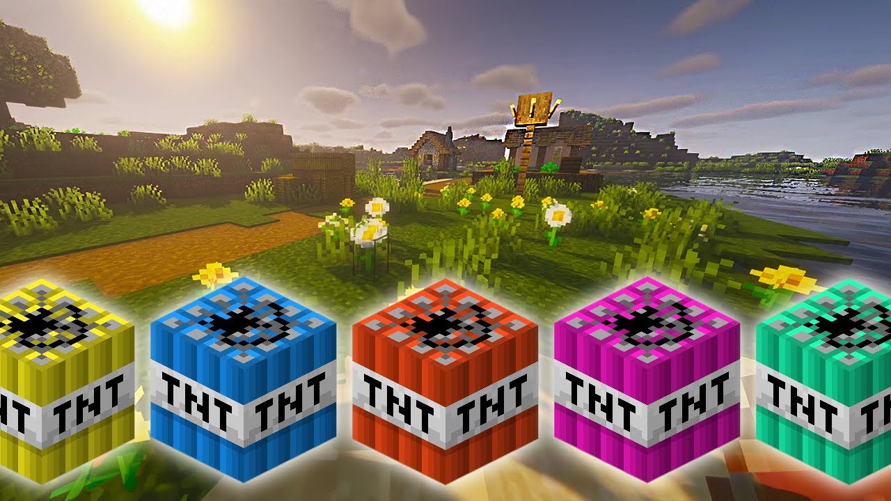 I SHOT METEORS AT THE EARTH! | Minecraft | Mod Showcase Lucky TNT - YouTube