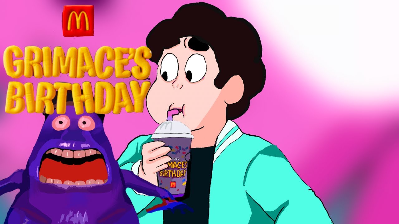 Steven tries the Grimace Shake #shorts #grimace #grimaceshake - YouTube