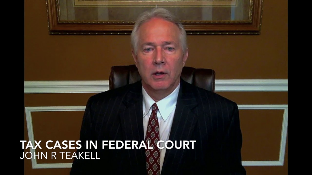 Tax Cases in Federal Court - YouTube