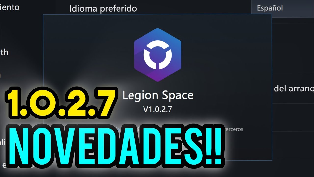 Legion go - Novedades de legion space 1.0.2.7 - YouTube