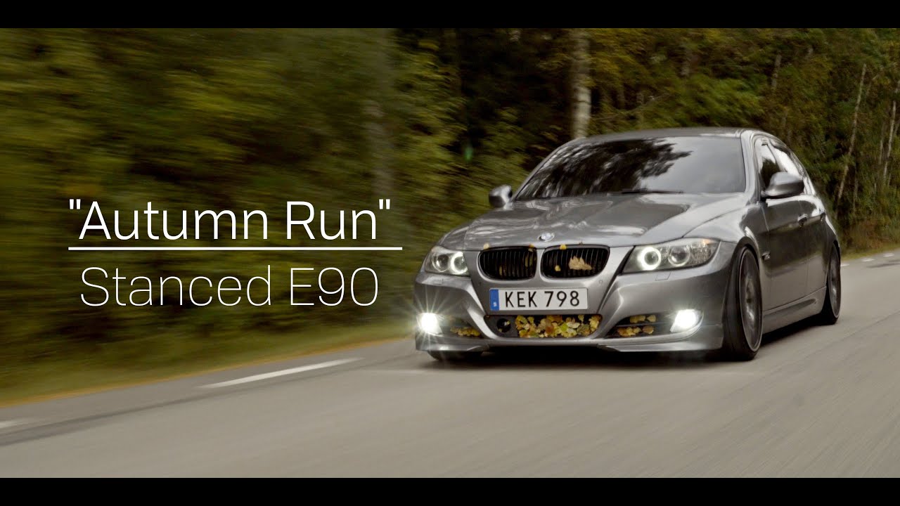 "Autumn Run" Stanced E90 | Jake Visuals - YouTube