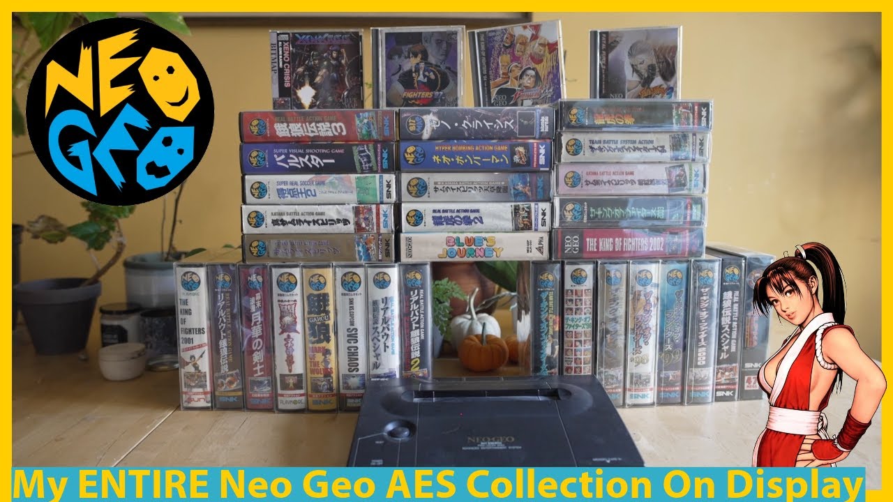 Game Room Tour of My Neo Geo AES Collection! 18 Years of SNK Arcade ...