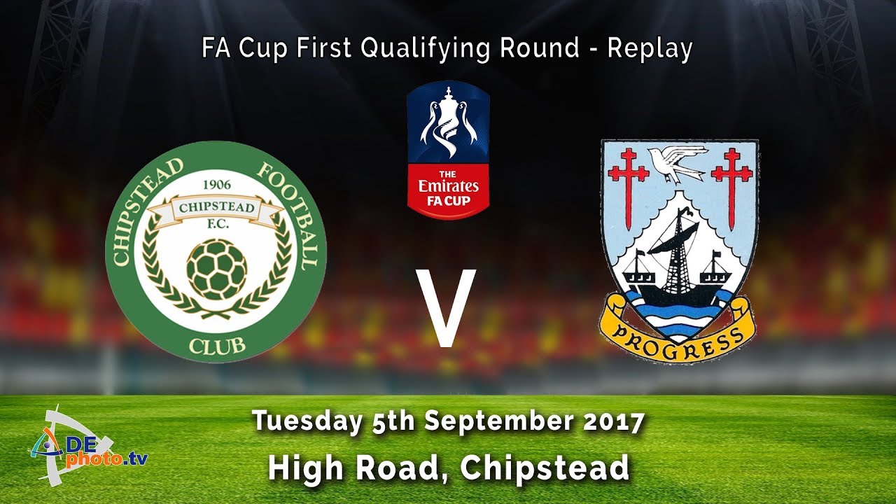 Chipstead FC v Littlehampton Town FC - FA Cup Replay - YouTube