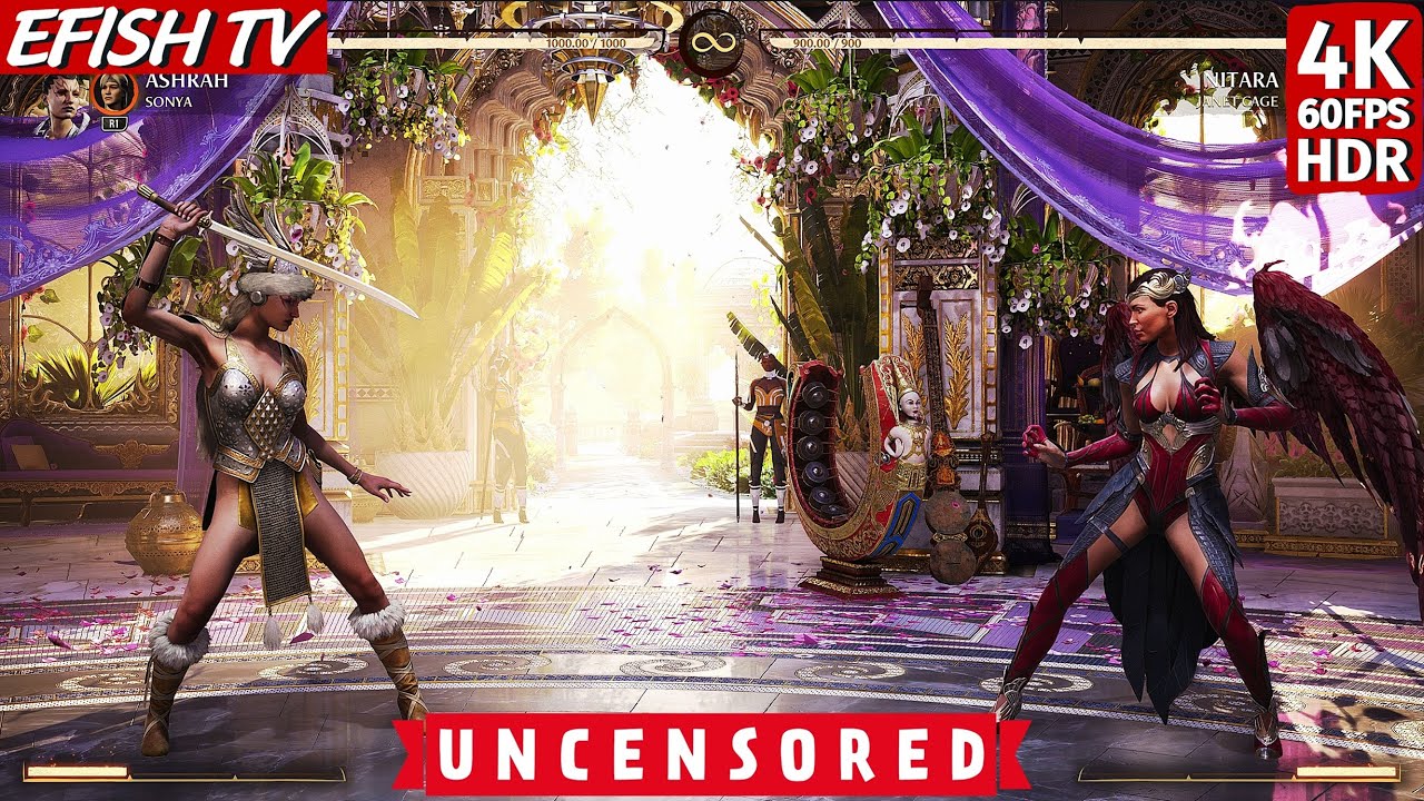 Age of Conan Ashrah & Sonya vs Nitara & Janet Cage (Hardest AI ...