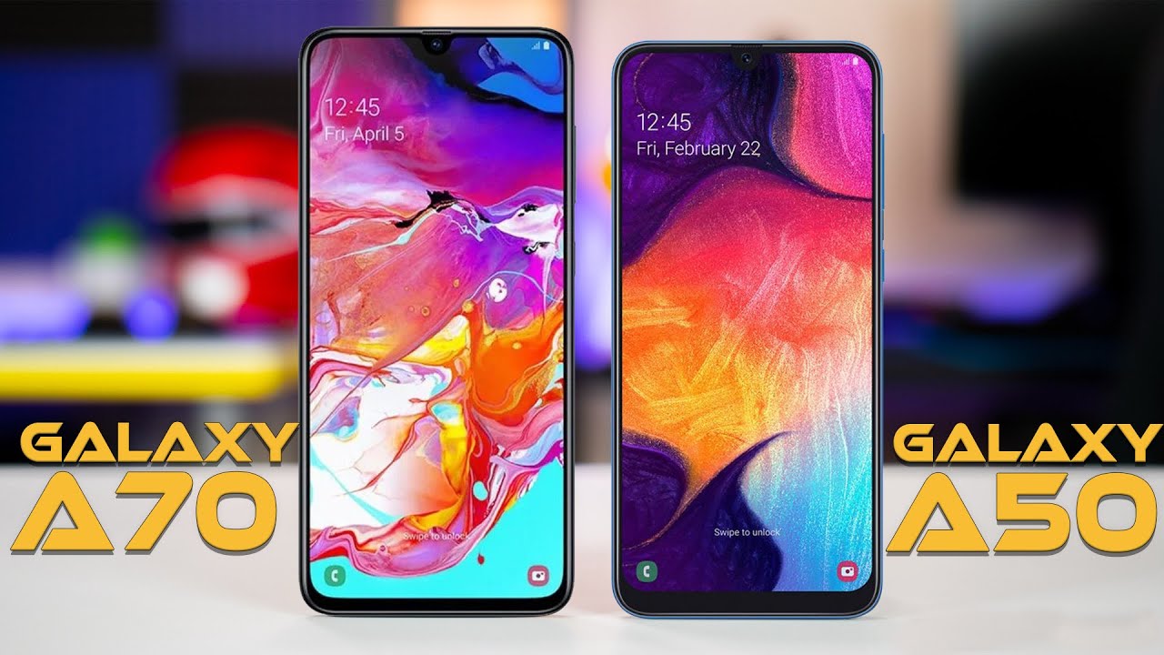 Samsung Galaxy A50 Vs Samsung Galaxy A70 - YouTube