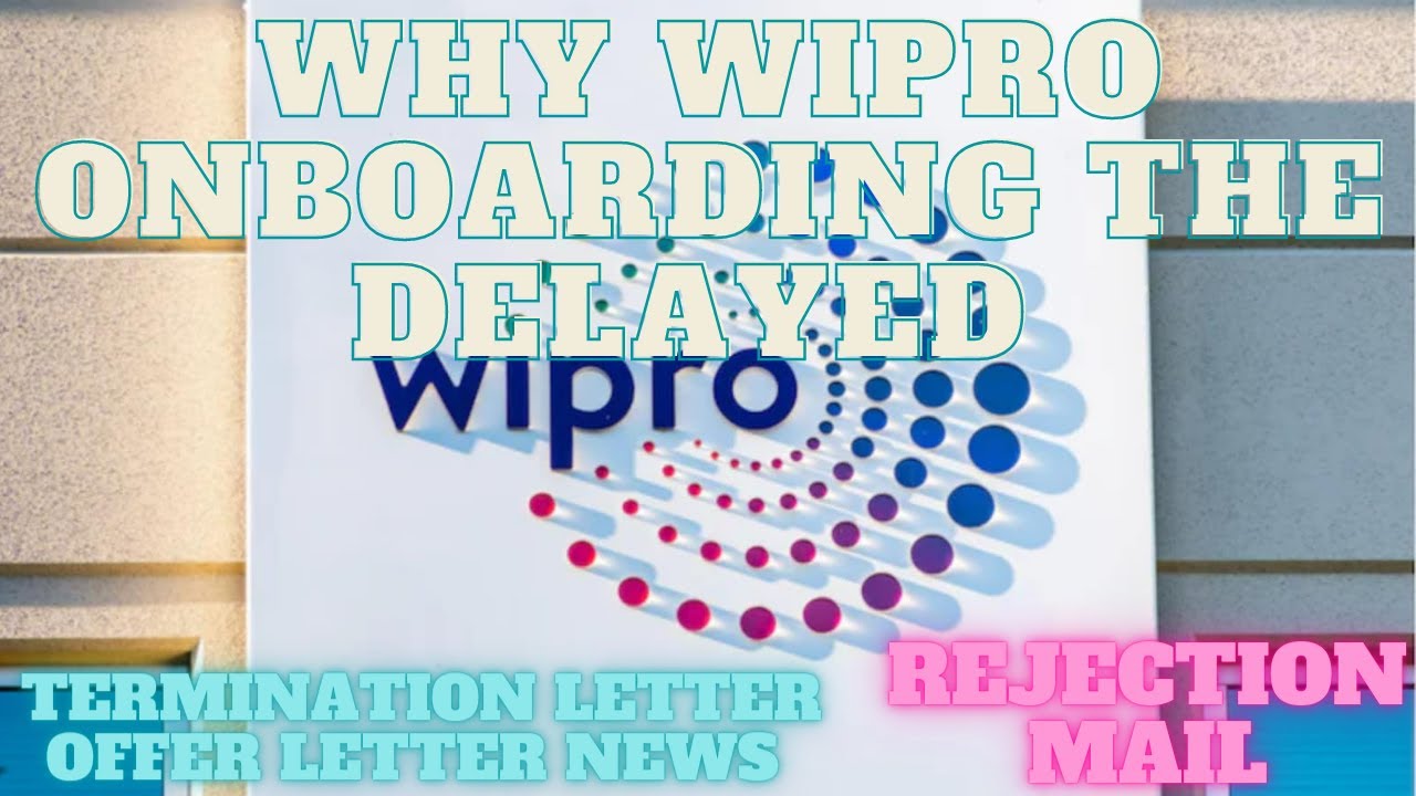 Wipro onboarding update |Wipro news termination letter news |wipro ...