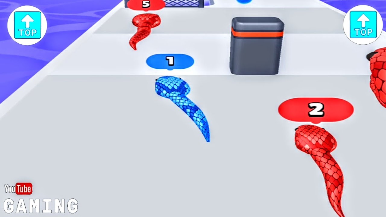 Meet Snake Run Race! Slither through an obstacle course in our fun ...
