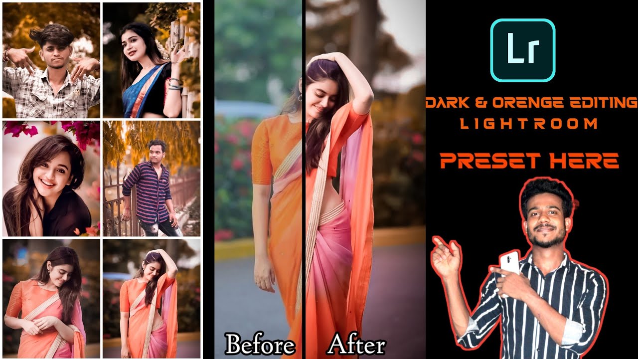Dark & Orenge Tone HDR photo Editing Lightroom Just Copy And Paste|Preset By Tk Creation - YouTube