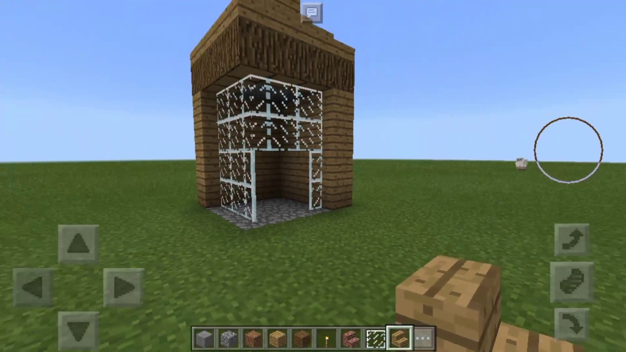 4x4 Minecraft house tutorial - YouTube
