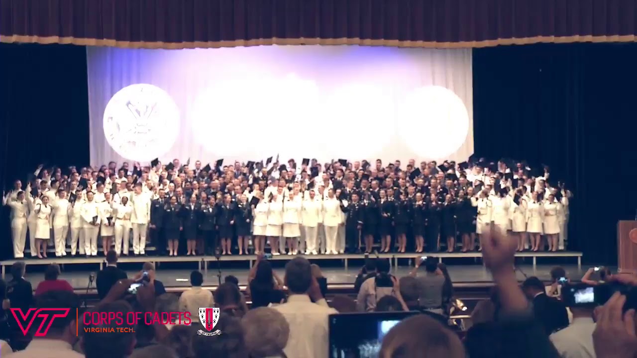 Corps of Cadets and ROTC Graduation and Commissioning Ceremony - YouTube