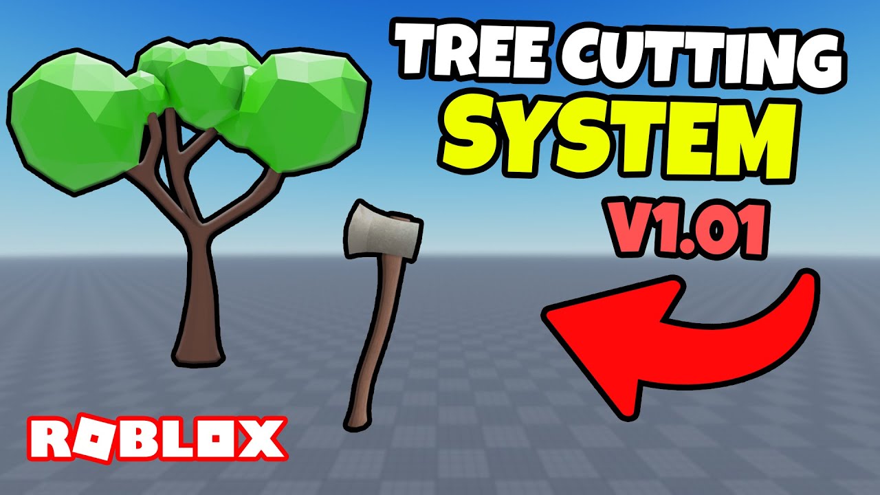 TREE CUTTING SYSTEM SHOWCASE V1.01 | ROBLOX STUDIO - YouTube