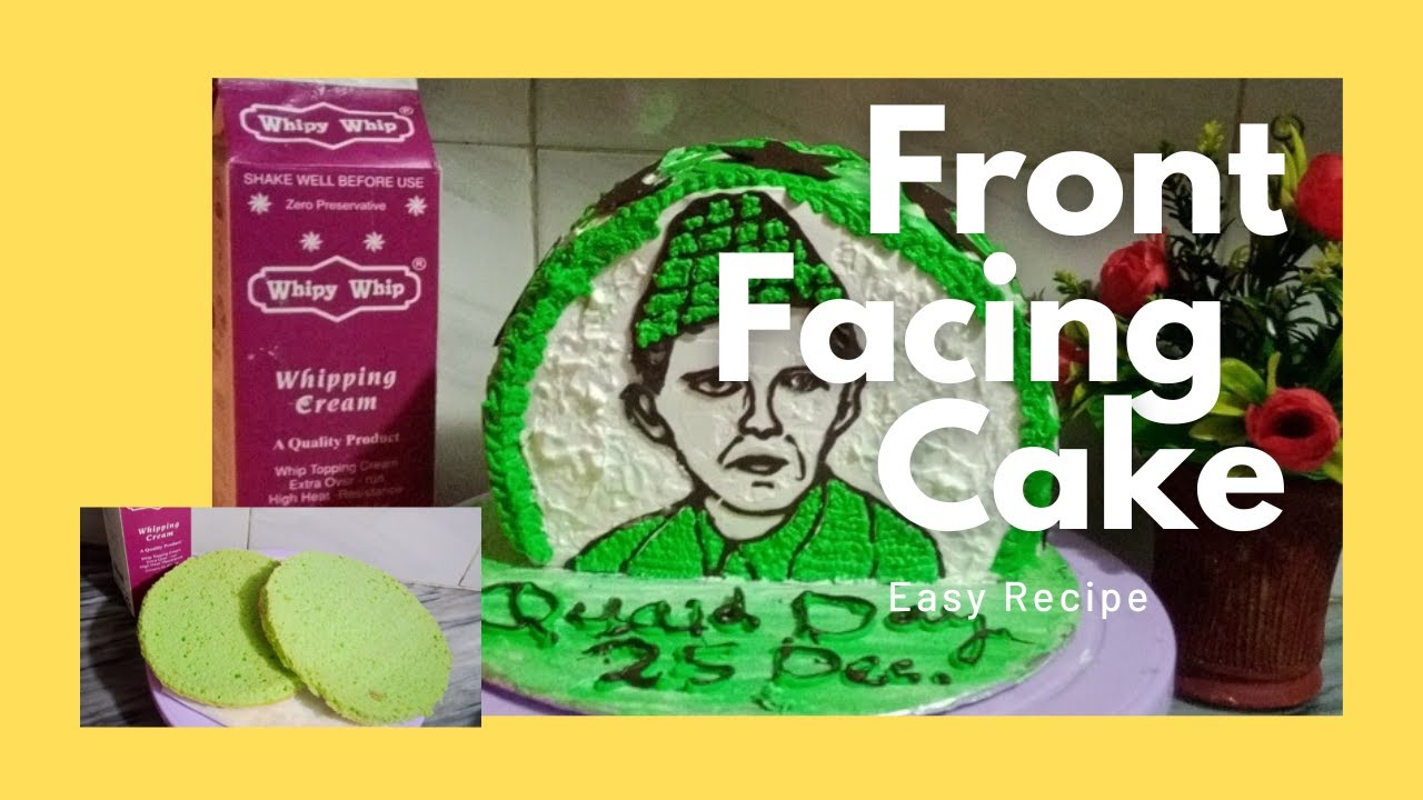 Front Facing Cake ||Complete recipe|| How to make front facing cake ...