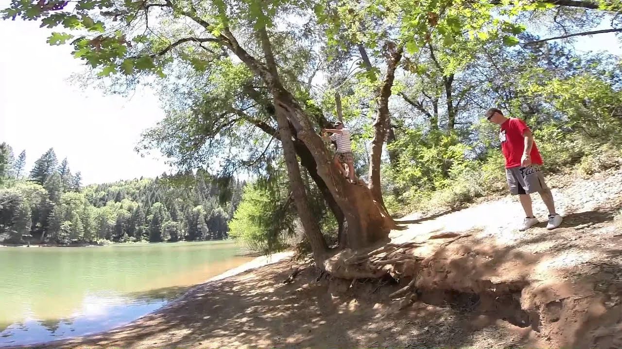 Rollins Lake Rope Swing 2014 - YouTube
