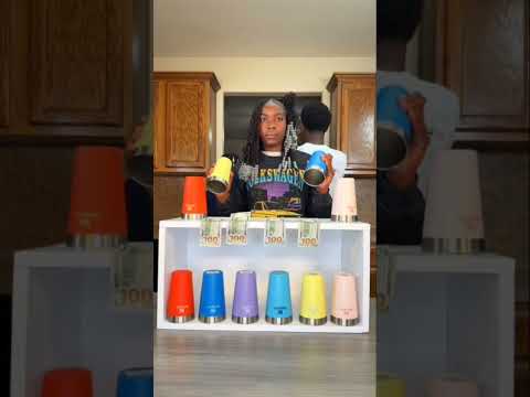 Matching Bottles Money 💰 🤑 game Bonyyy Vs Denise #shorts #viral #foryou #tranding #family