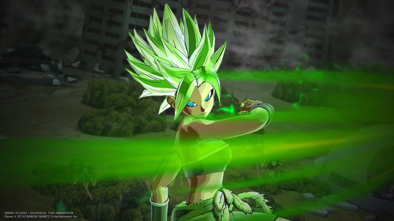 DRAGON BALL XENOVERSE 2 Combo - "Wild Berserk" (Green Moveset) - YouTube