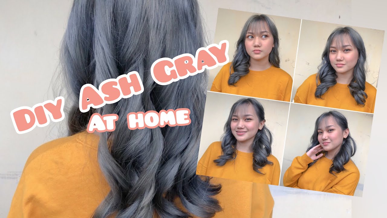 DIY Ash Gray Hair at Home: All products from SHOPEE || SALAMAT SHOPEE ...