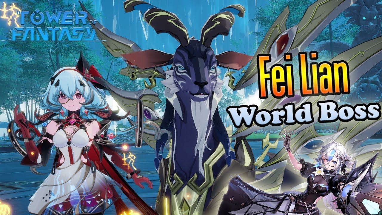 Fei Lian - world boss Domain 9 - Tower Fantasy 3.6 - Jefe de mundo ...
