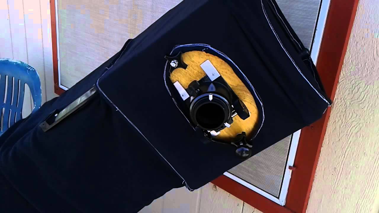 Light Shroud for Telescope - YouTube