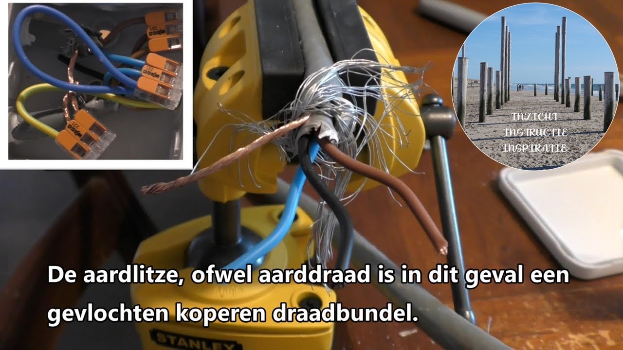 Met een grondkabel een wandcontactdoos in de tuin aansluiten! - YouTube