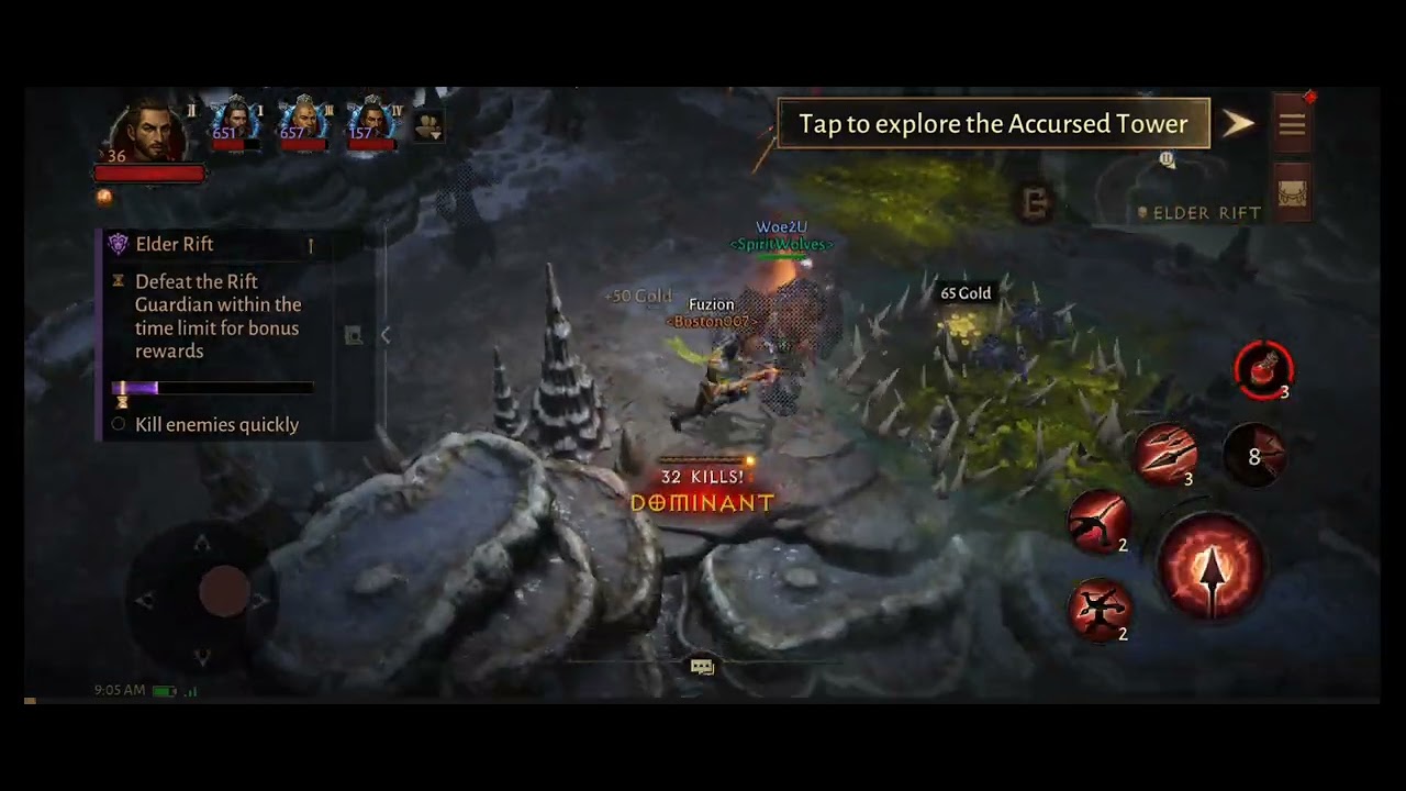 Diablo on mobile. - YouTube