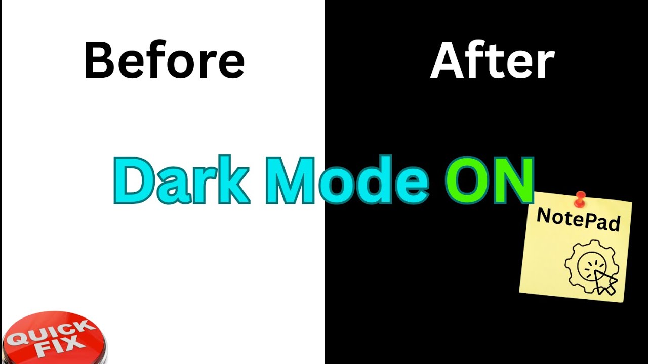 How to Enable Dark Mode in Notepad | Quick & Easy Full Guide (2025 ...
