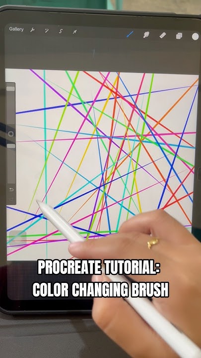Procreate Tutorial: Color Changing Brush - YouTube