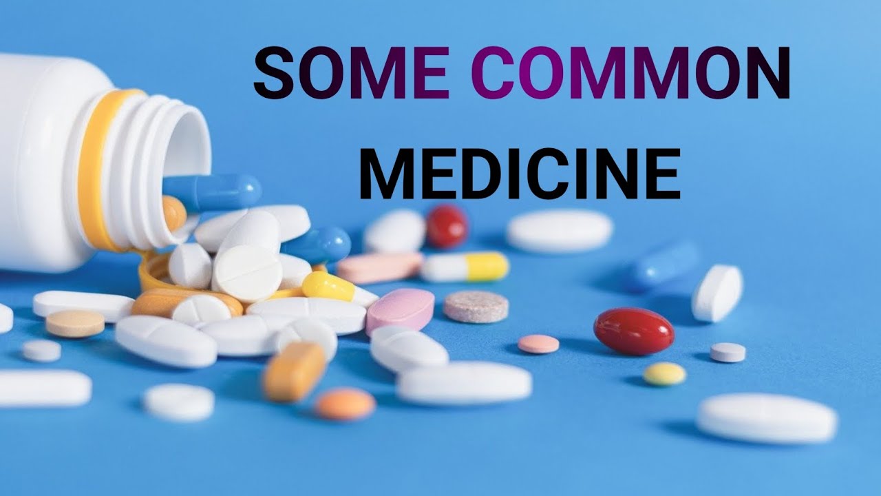 Some Common Medicine .Some Life Saving Medicine .Some Important ...