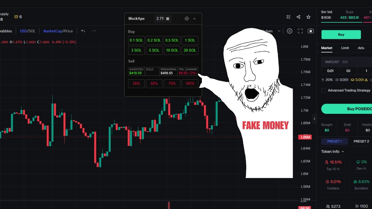 Paper Trade Memecoins On Axiom - YouTube